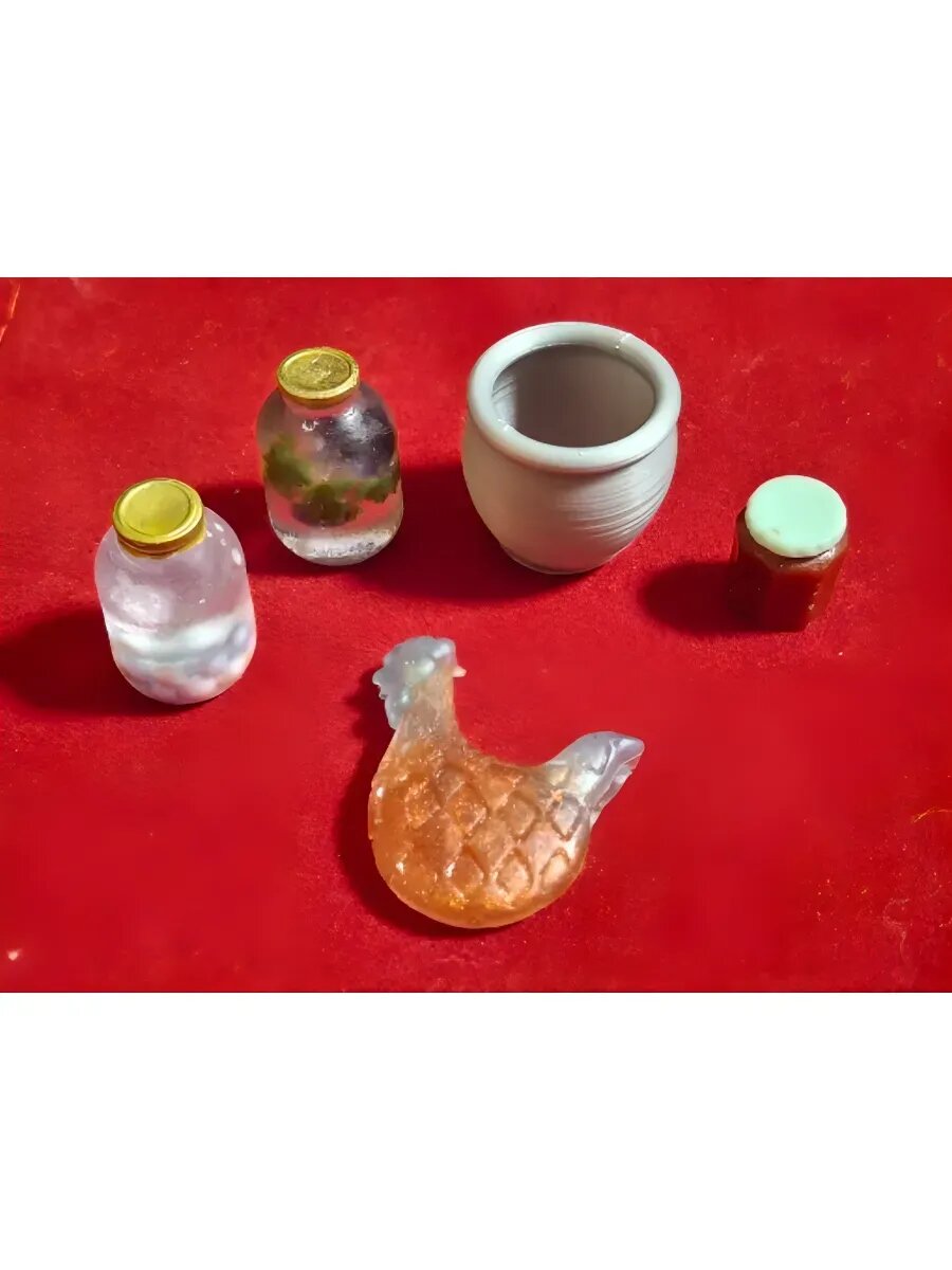 Набор миниатюр - 5 шт, для ватной игрушки