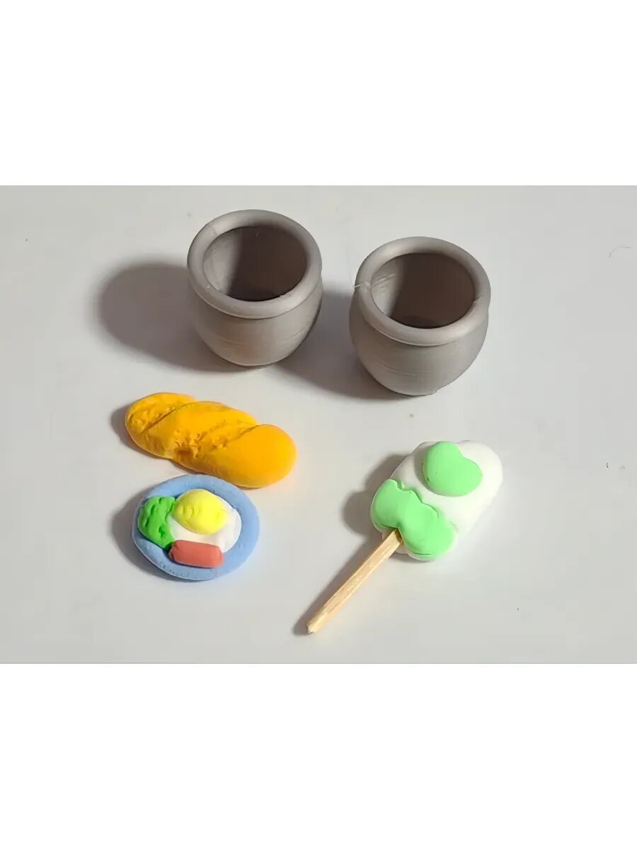 Набор миниатюр - 5 шт, для ватной игрушки