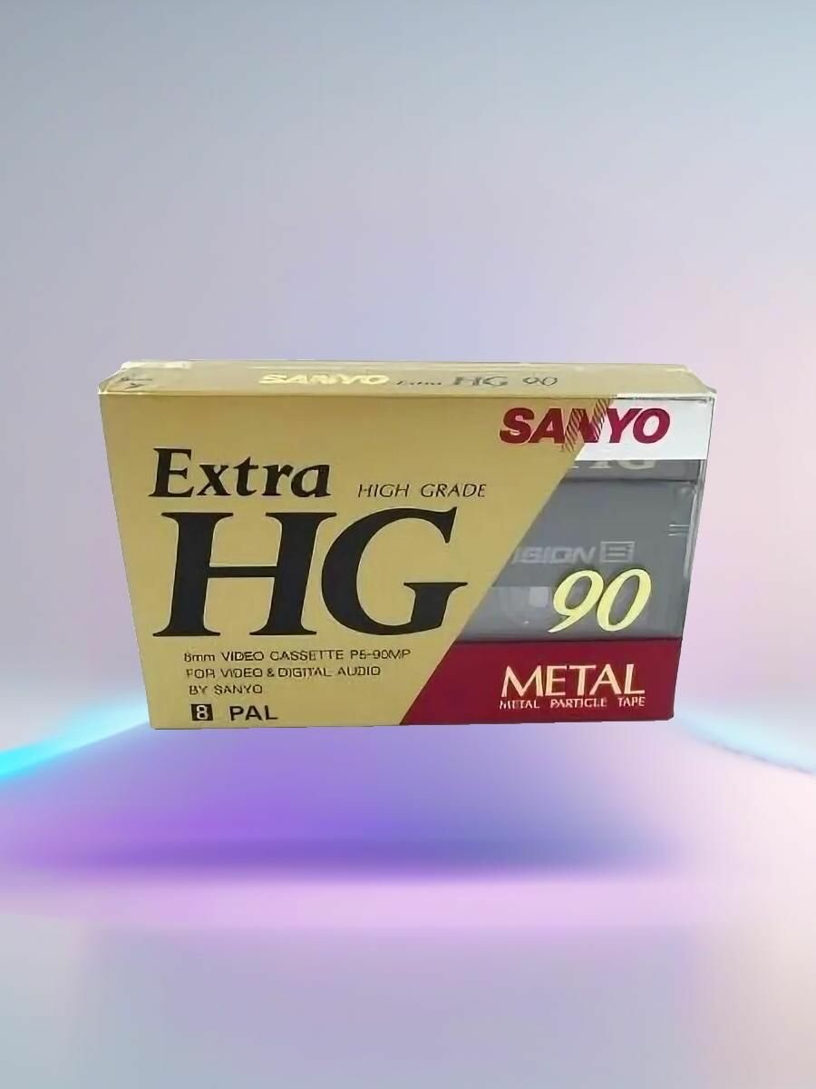 Видеокассета Sanyo 8 Extra HG 90 METAL 90 min (8mm, 90мин, Япония, 1шт)