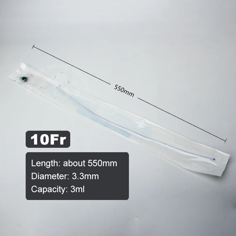 Двусторонние силиконовые катетеры Foley для собак 10 pieces, 10Fr550mm