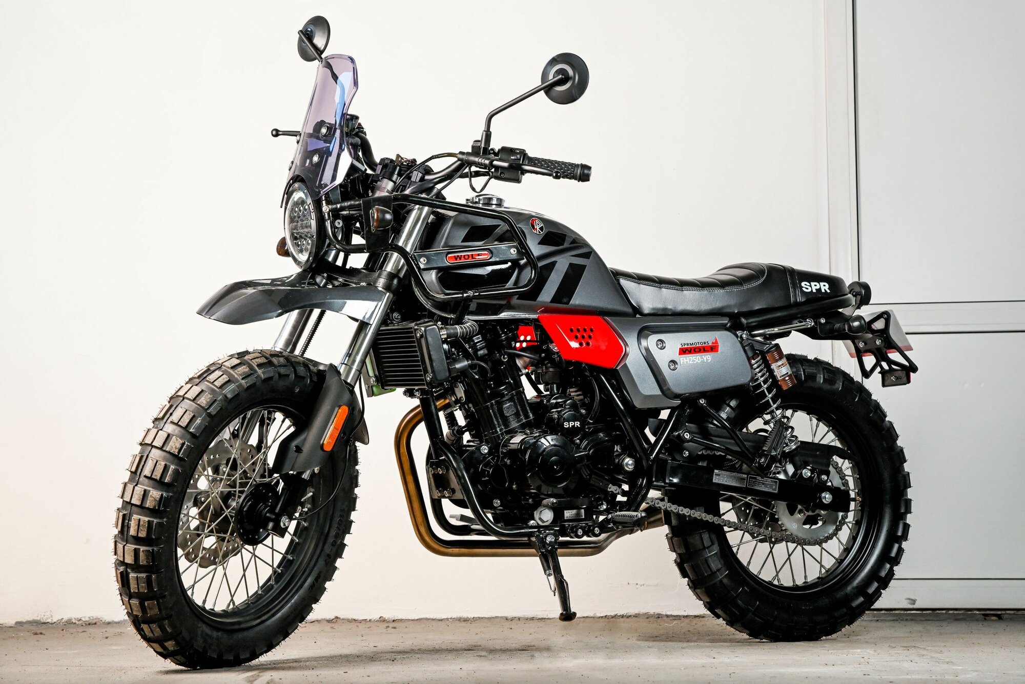 Мотоцикл SPRMOTORS Wolf 300 WC-серый (с ПТС в заводской упаковке)