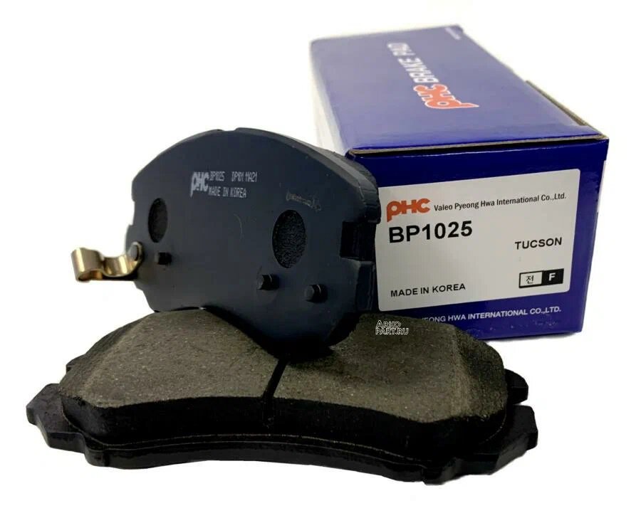 Колодки тормозные передние PHC BP1025