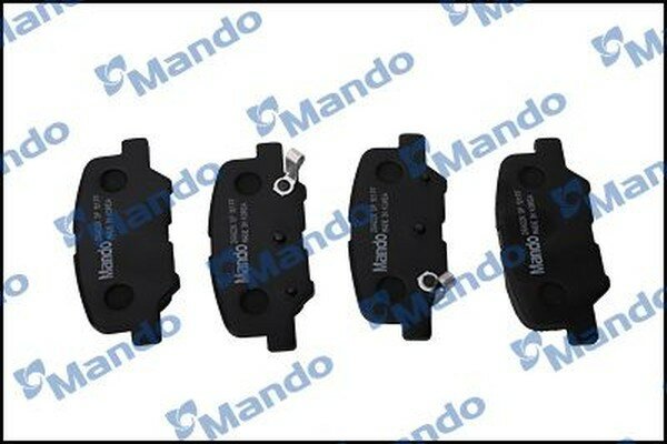 Колодки тормозные задние MANDO MPA17 Citroen C4 Aircross 1.6-1.8 04.12-> Mazda 6 2.0-2.5 12.12-> Mitsubish Asx 1.6 05.10->, Outlander III 2.0-2.2 08.12->
