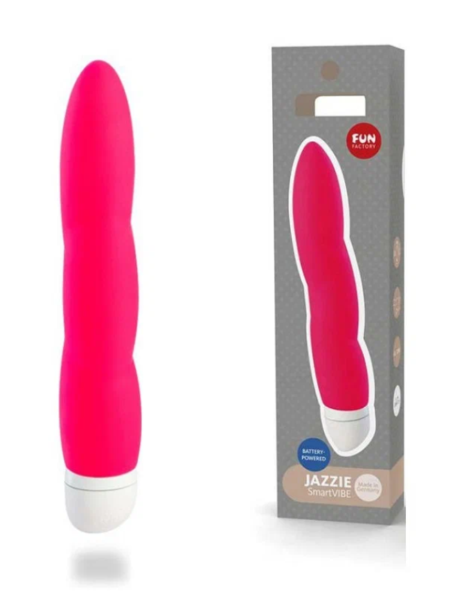Вибромассажер Fun Factory "JAZZIE", мультискоростной, силикон, розовый, 17.8 см