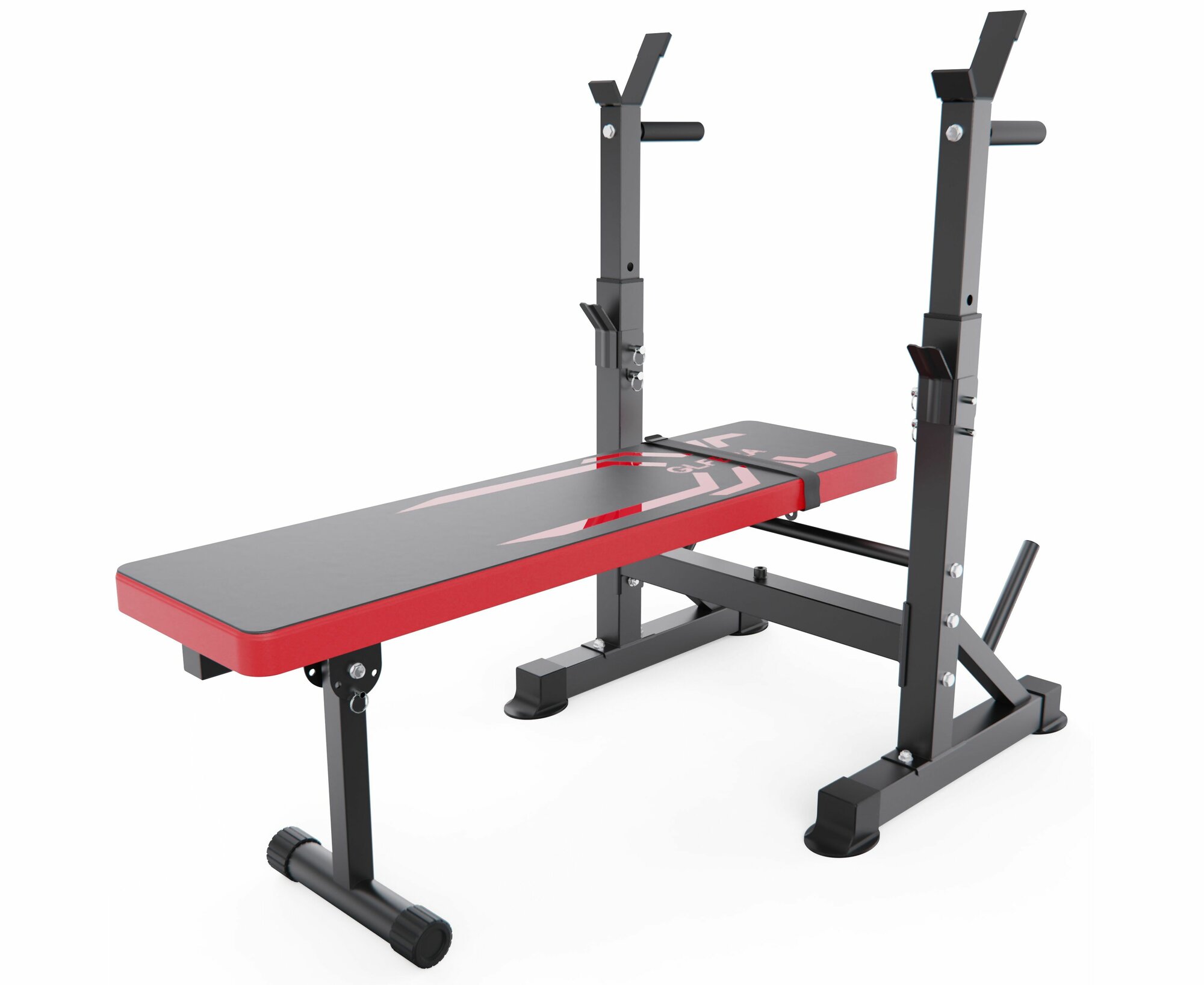 Скамья со стойками под штангу DFC GLFERA 408C