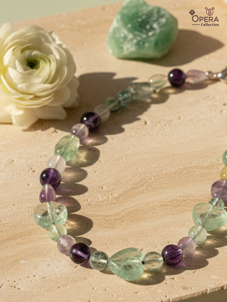 Бусы Minera, флюорит