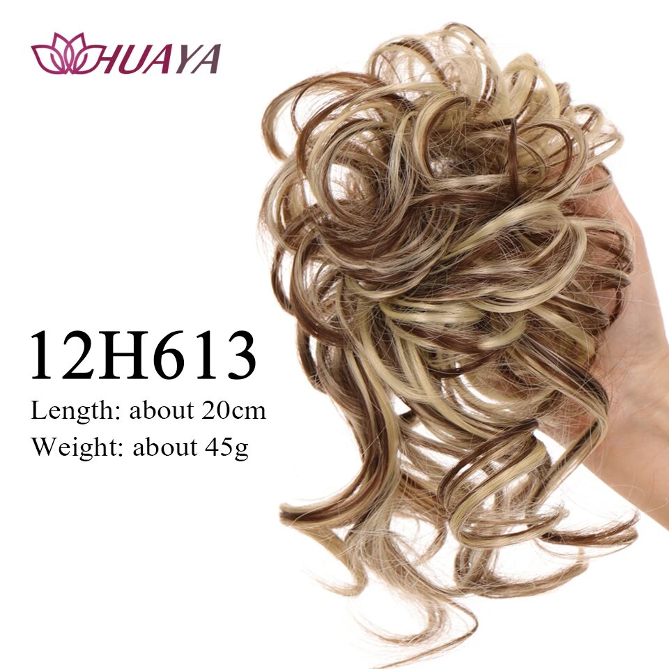 Синтетический шиньон HUAYA, 12H613, 20см, 45г