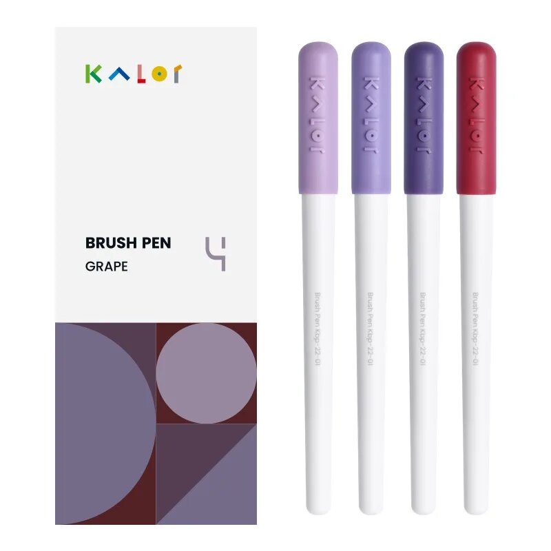 Каллиграфические ручки Kalor, 4 шт. 4pcs Grape Sets