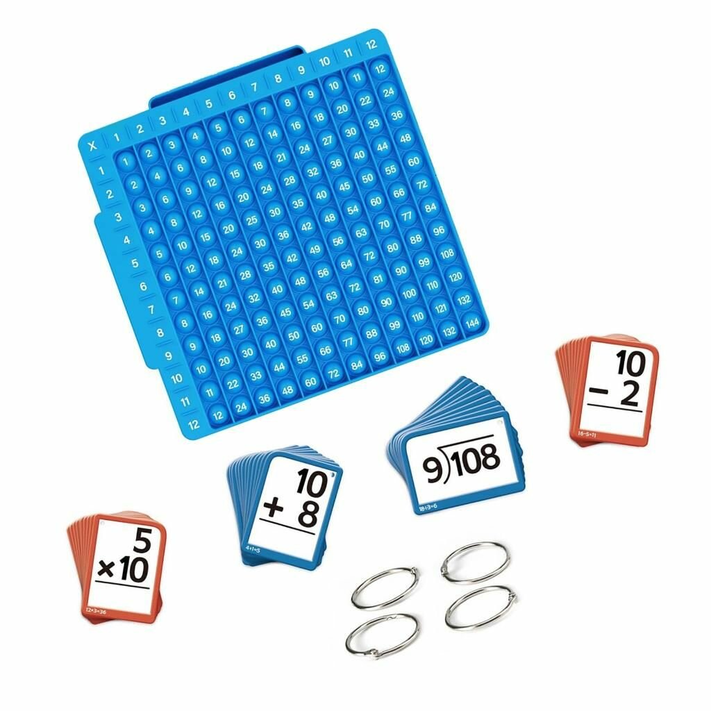 Детские карточки для изучения математических операций