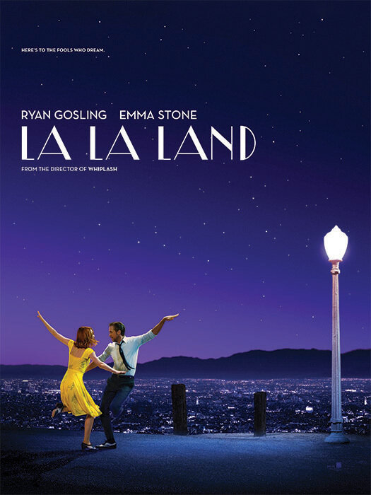 Постер для интерьера на стену (60х90 см). Кино Ла Ла Лэнд (La La Land)