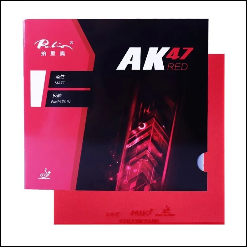 Palio AK47 Red Накладка для ракетки 1 шт Красный цвет для агрессивной игры