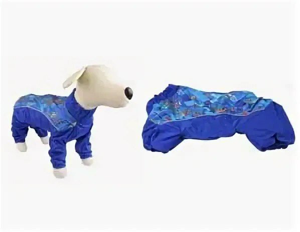 Дождевик для собак Dezzie Сочи-2014 Английский кокер, мальчик, синий. Размер 3XL.