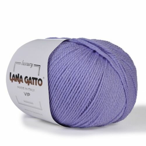 Пряжа Lana Gatto VIP 9361 (1 моток 50г/200м) лаванда