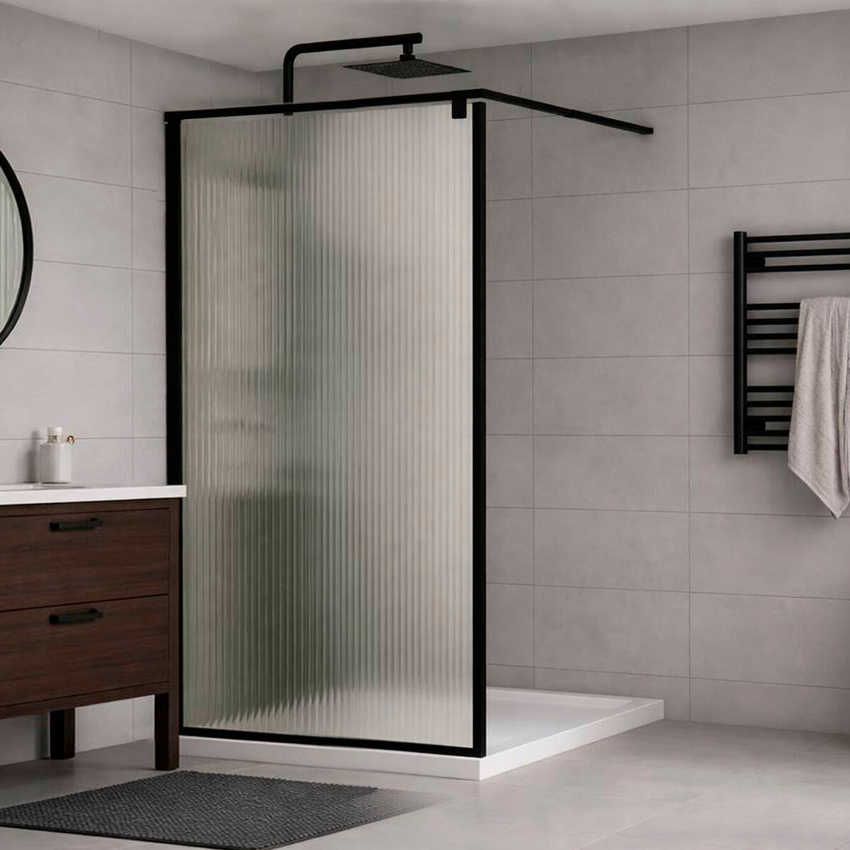 Душевая перегородка Royal Bath 200х100 Bern RB100-C-BL