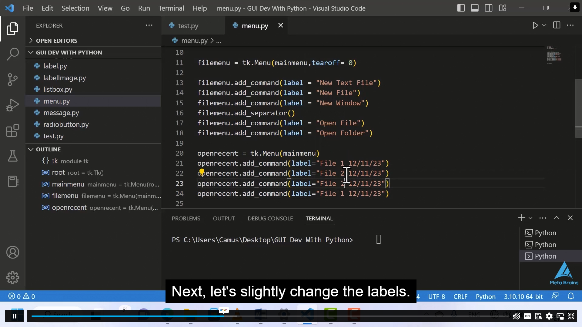Python GUI Development with Tkinter – Build Interactive Applications John Academy Code — фото 1