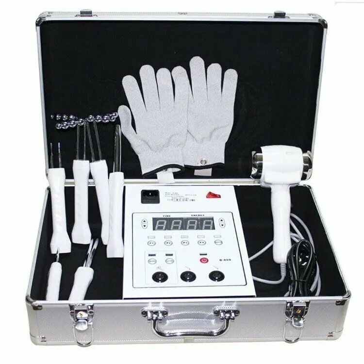 Аппарат для микротоковой терапии в кейсе AURO B-809，Косметологический аппарат