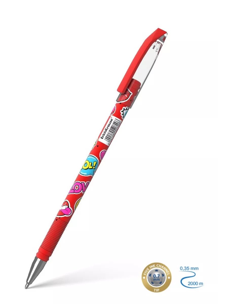 Ручка шариковая ColorTouch Sweet love, цвет чернил синий