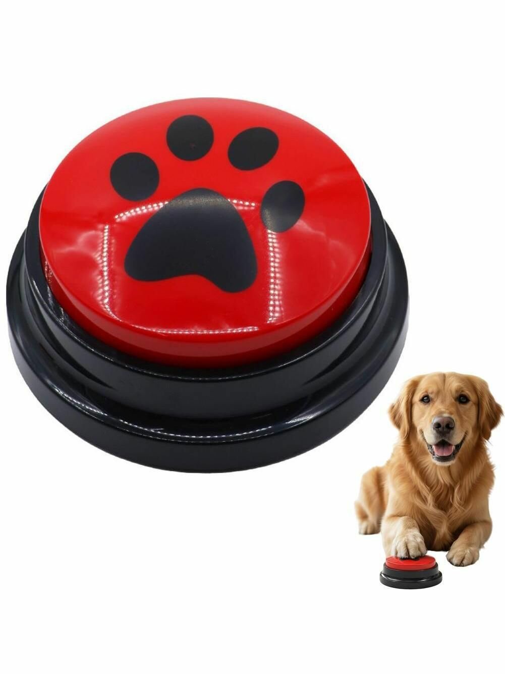 Интерактивный звуковой колокольчик для домашних животных, подходящий для дрессировки питомцев