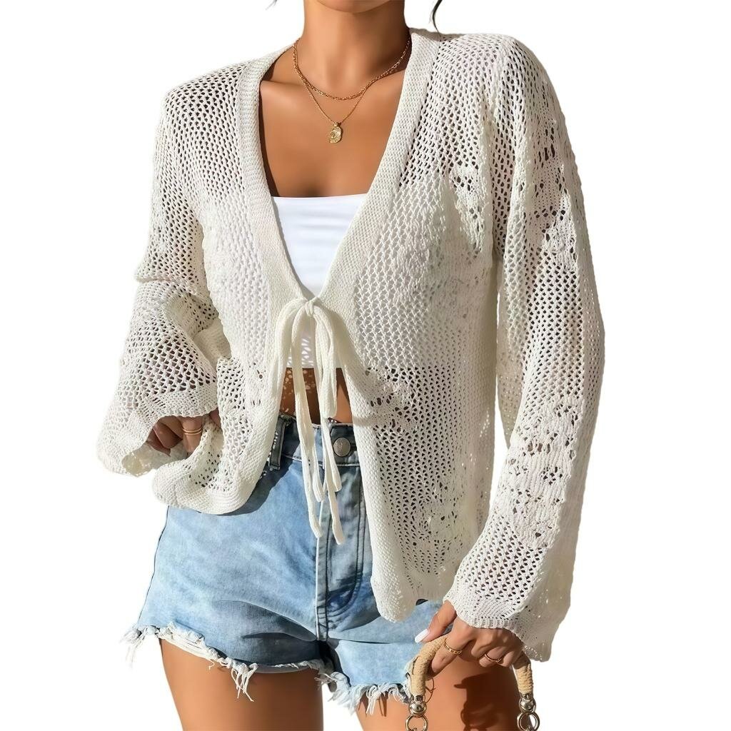 Женские мягкие пляжные накидки, абрикосовый - M