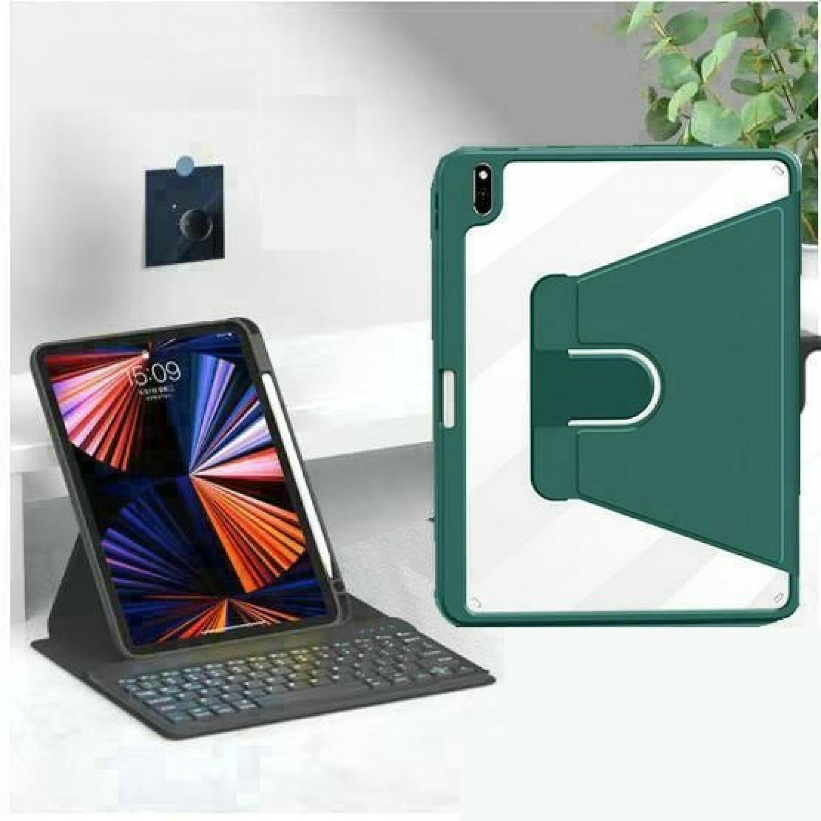 Защитный чехол с клавиатурой MyPads для Huawei Matepad 11 (2021 DBY-W09) с функцией поворота