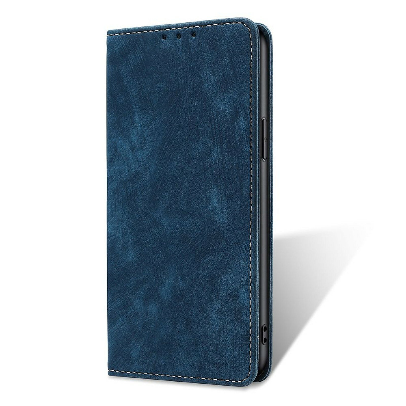 Чехол-книжка MyPads для Nokia G21 и G11 с мягким покрытием, синий