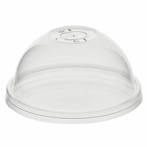 1000 шт. Крышка купольная для стакана "Bubble Cup", d 90 мм, прозрачная, полипропилен, взлп, 3006П