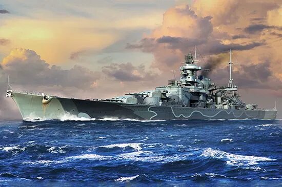 Trumpeter 06737 1/700 Сборная модель судна Trumpeter German Scharnhorst Battleship