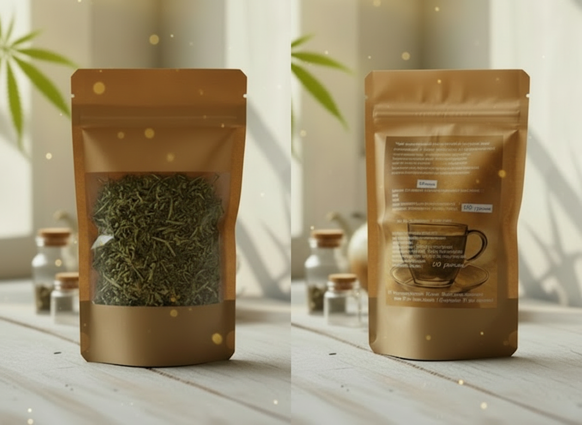 Соцветия цельные и листья конопли 100гр сбор Canna Eywa неферментированный ручной сбор CBD чай без ТГК из Алтая