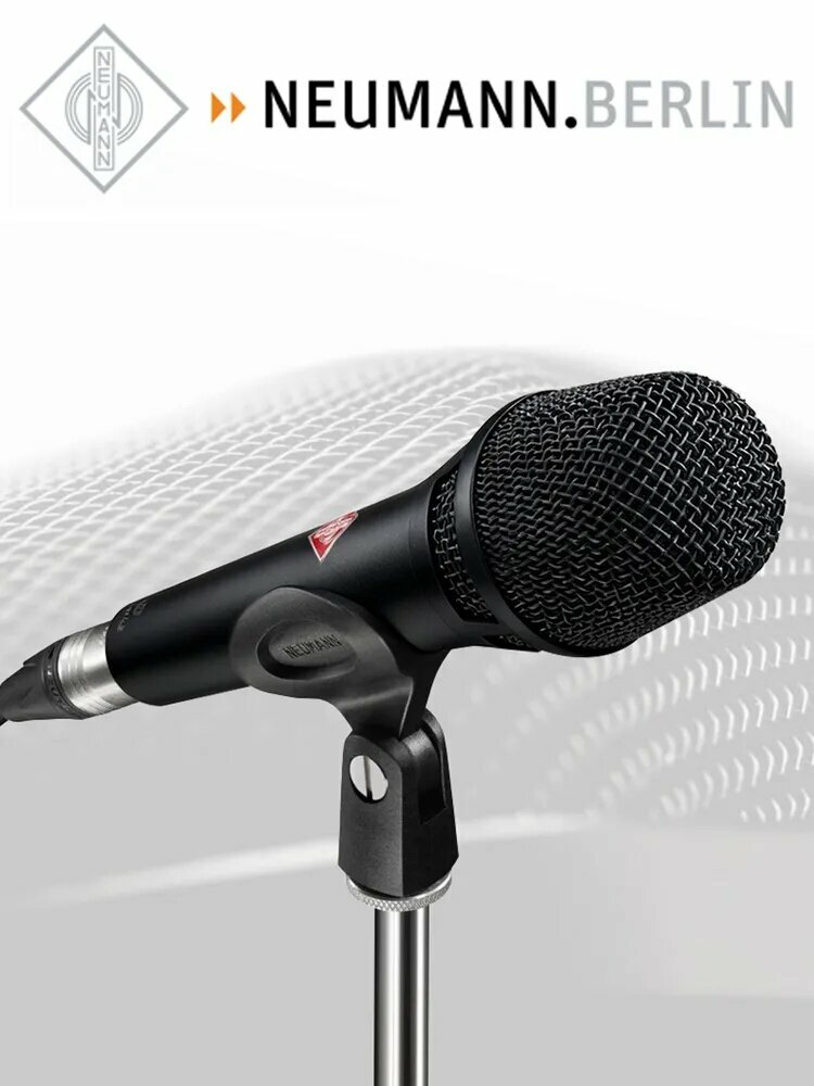 Neumann Микрофон для живого вокала KMS105, черно-серый