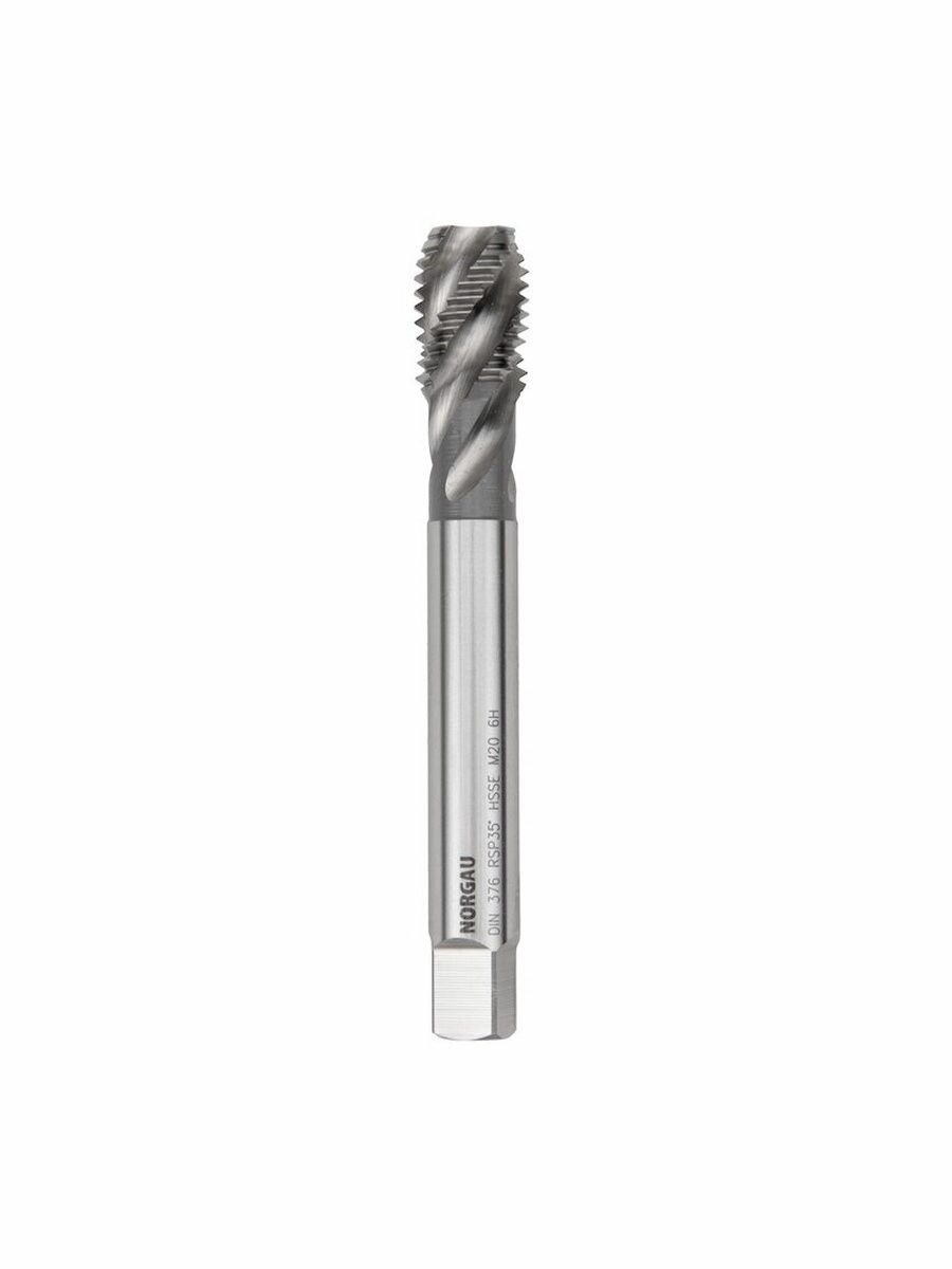 Метчик машинный NORGAU Industrial для глухих отверстий M20, форма C, HSS-E