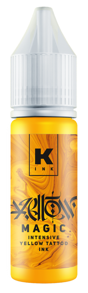 Краска Yellow Magic intensive yellow tattoo ink 15 мл