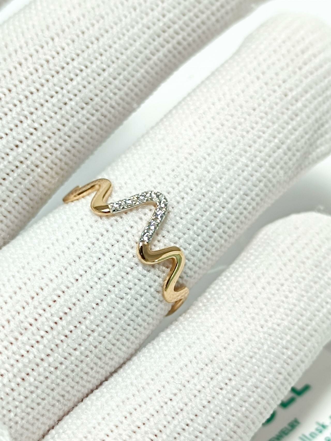 Кольцо, красное золото, 585 проба