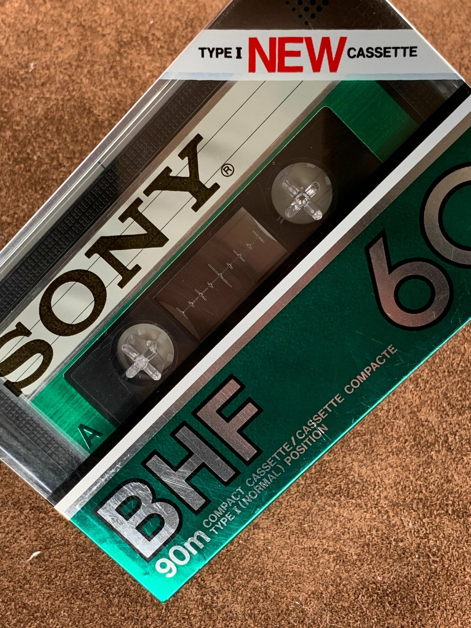 Аудиокассета читая редкая металлизированная Sony BHF60 произведена в Японии