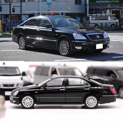 RaiS Kyosho Toyota Crown Majesta 1:43 Масштабная модель японского полицейского автомобиля