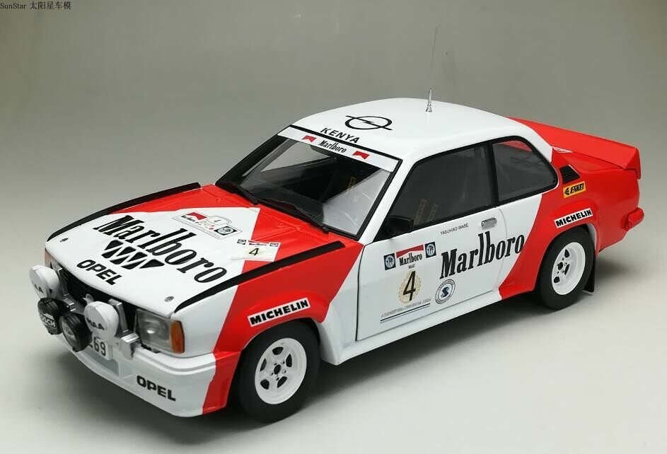 Модель автомобиля SunSta в масштабе 1:18: Opel Ascona Argentine Rally Car 1984