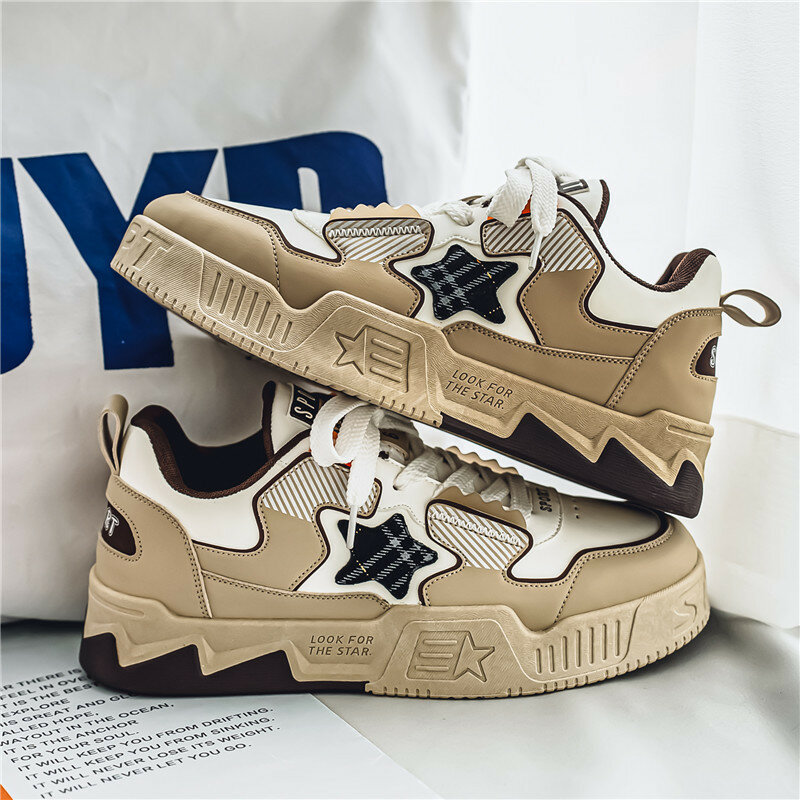 JYL Обувь мужская Летняя для молодежи Рзина подошва повышенная/Khaki