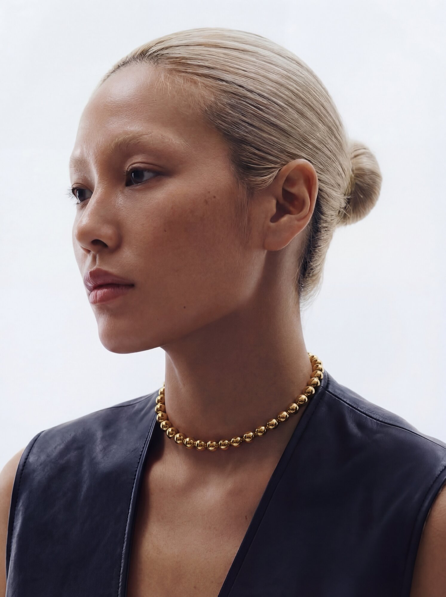 Колье LU Jewel, длина 37 см, золотой