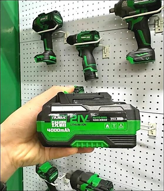 RUIBA 21V 4000MAH Аккумулятор для гайковерта 21 ВЛитиевый аккумулятор с увеличенным сроком службы