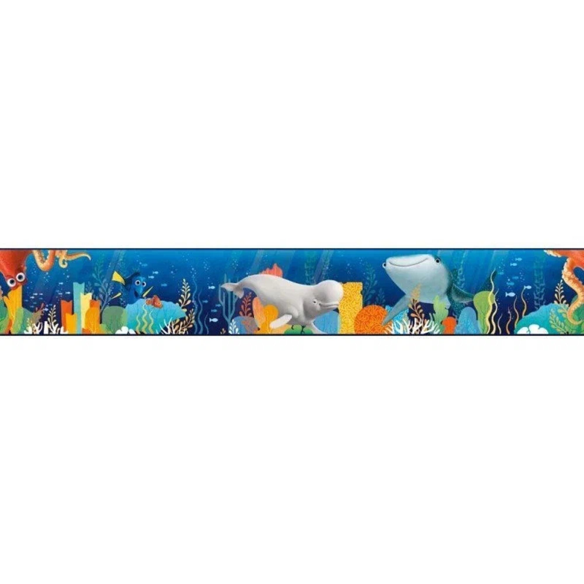 Бордюр York Collections Disney III DY0125BD E; 0,23x4,57 м. , США , синий