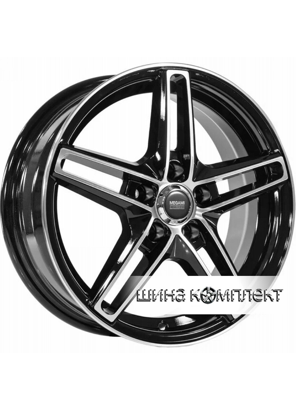 Колесный диск Megami MGM-17FF 7,5x18 5x114,3 ET45 67,1 BKF литой для автомобиля