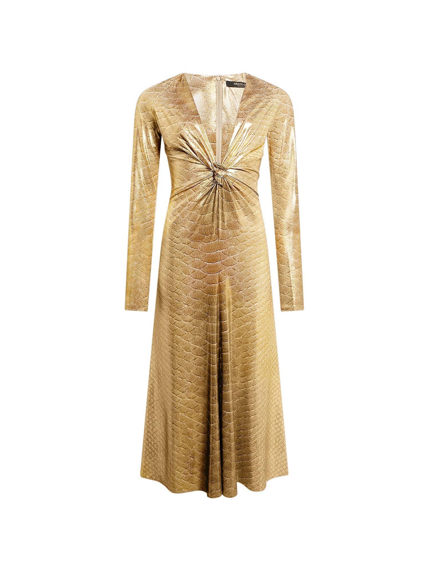 Платье Serpentine-print midi dress