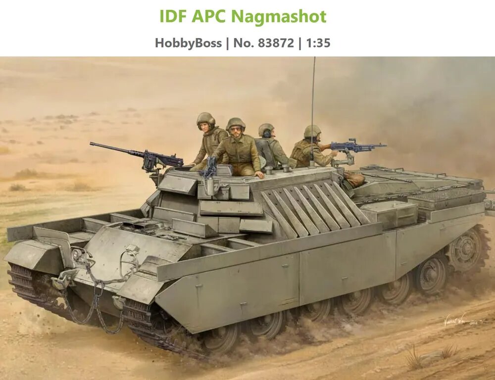 HOBBYBOSS 83872 1/35 БТР Нагмашот цахала IDF APC Nagmashot сборная модель танка