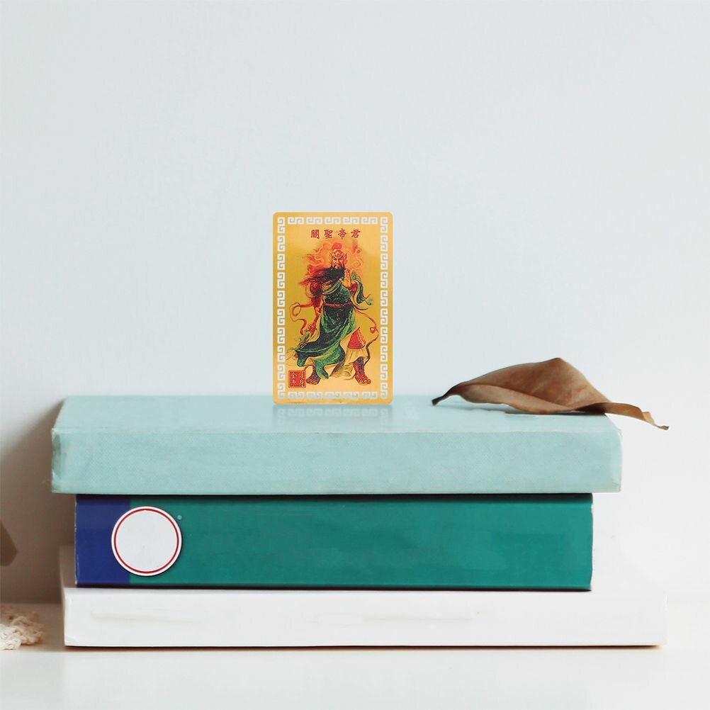 Традиционная алюминиево-магниевая карта тансуй для защиты и привлечения богатства в доме, 2 металлические амулеты