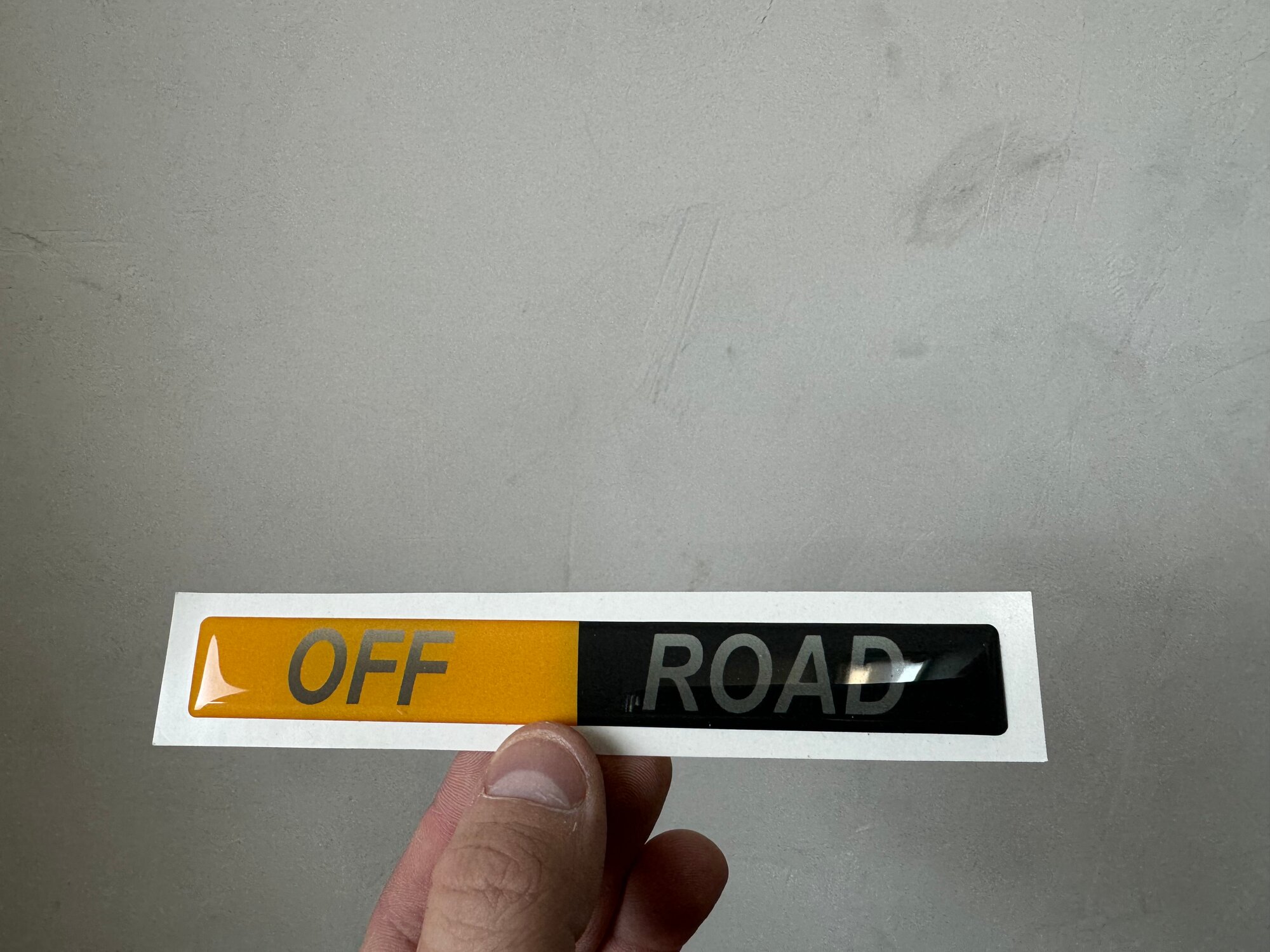 Наклейка off road для молдингов двери и колпака для запасного колеса