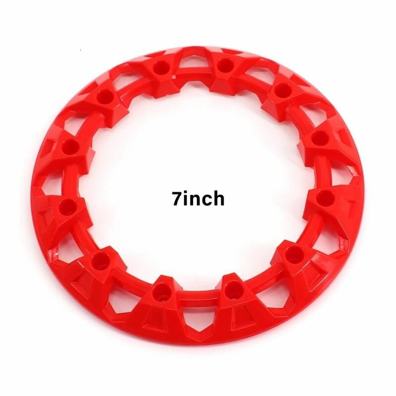 Колпаки для дисков квадроцикла, красный - 7 дюймов