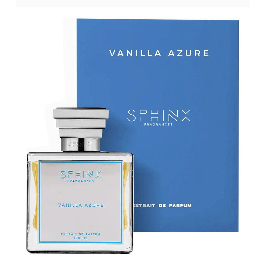 Духи для женщин и мужчин Sphinx Vanilla Azure 100 мл / Парфюм Сфинкс Ванилла Азьюр / Ванильная лазурь