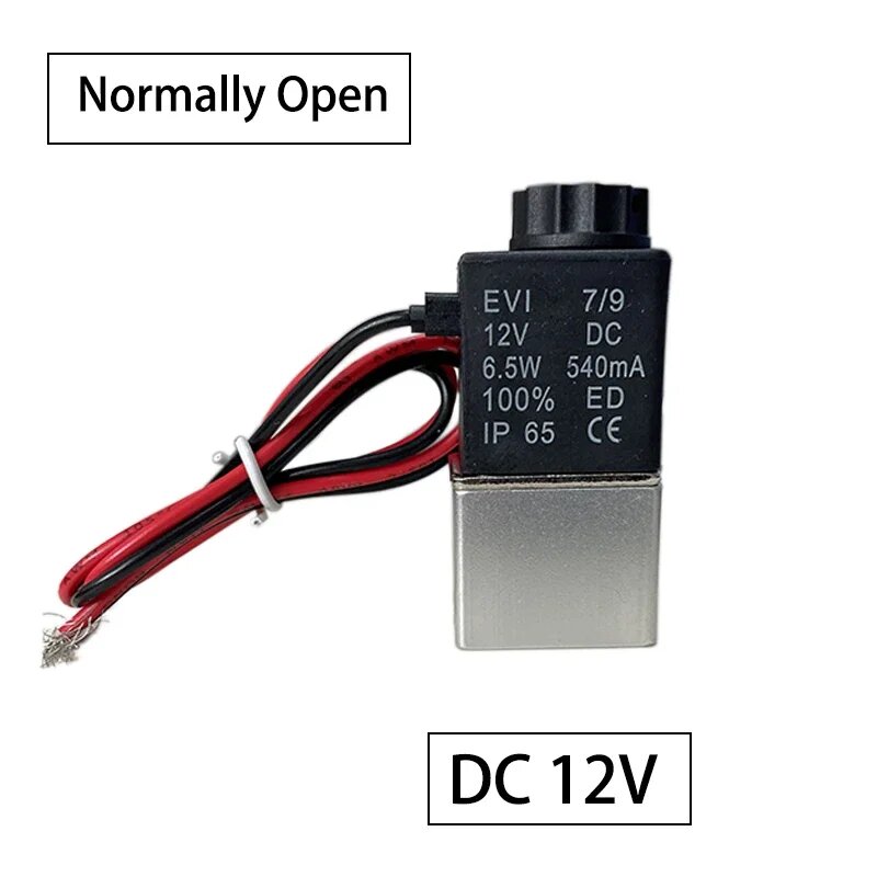 Электромагнитный клапан 2V025-1/8 Normally Open DC 12V