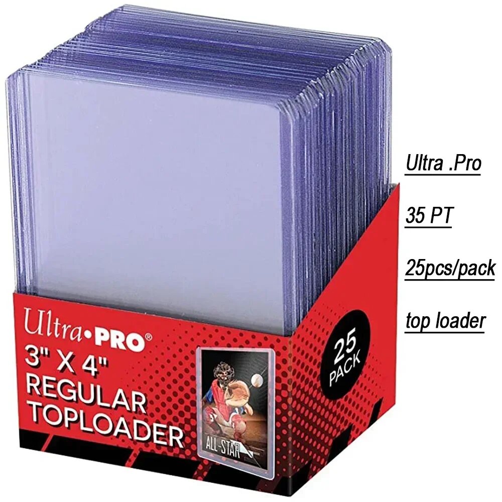 Ultra Pro 3"x4" Regular Toploader 35 PT, 25 шт