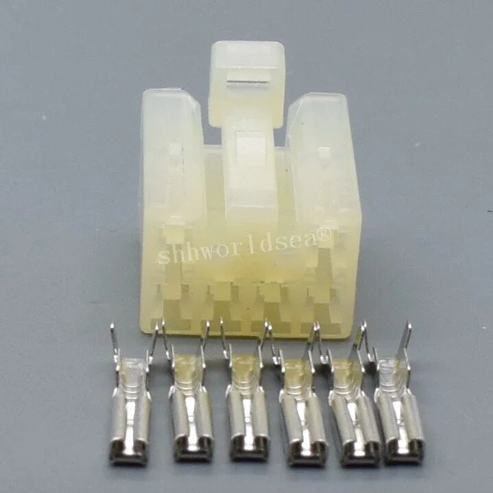 6-контактный разъем "папа-мама" Toyota 7122-1360 7123-1360, 30set