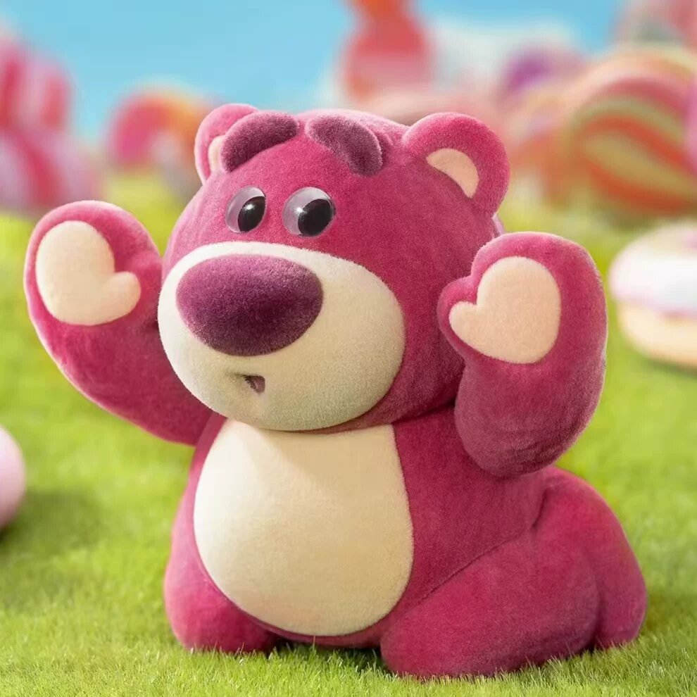 52TOYS Strawberry Bear Fitness Series Blind Box Figurine Trendy Flocked Doll Birthday Gift for Girls Второе поколение -